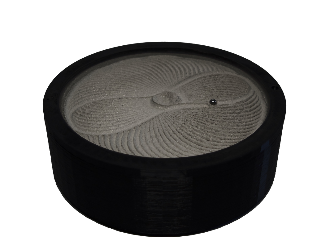 Mesmer Art | Automatic Zen Garden Sand Bowl - Kinetic Art – mesmerart
